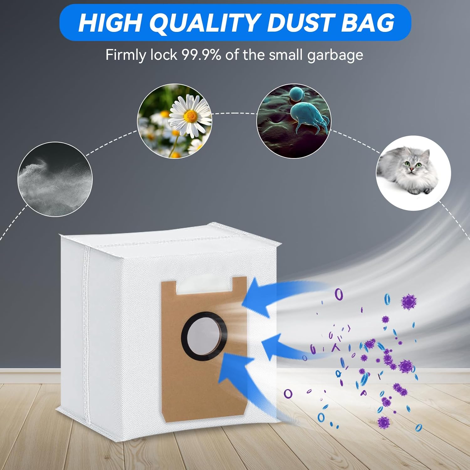 AIRROBO T10+/ T20+/ L40+ Disposable Dust Bag | AIRROBO US AIRROBO T10+/ T20+/ L40+ Disposable Dust Bag | AIRROBO US